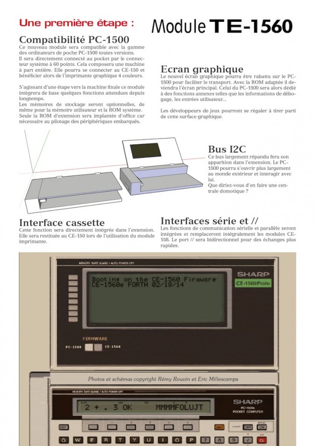 PC-1560 : the project (in french) - PC-1500.info
